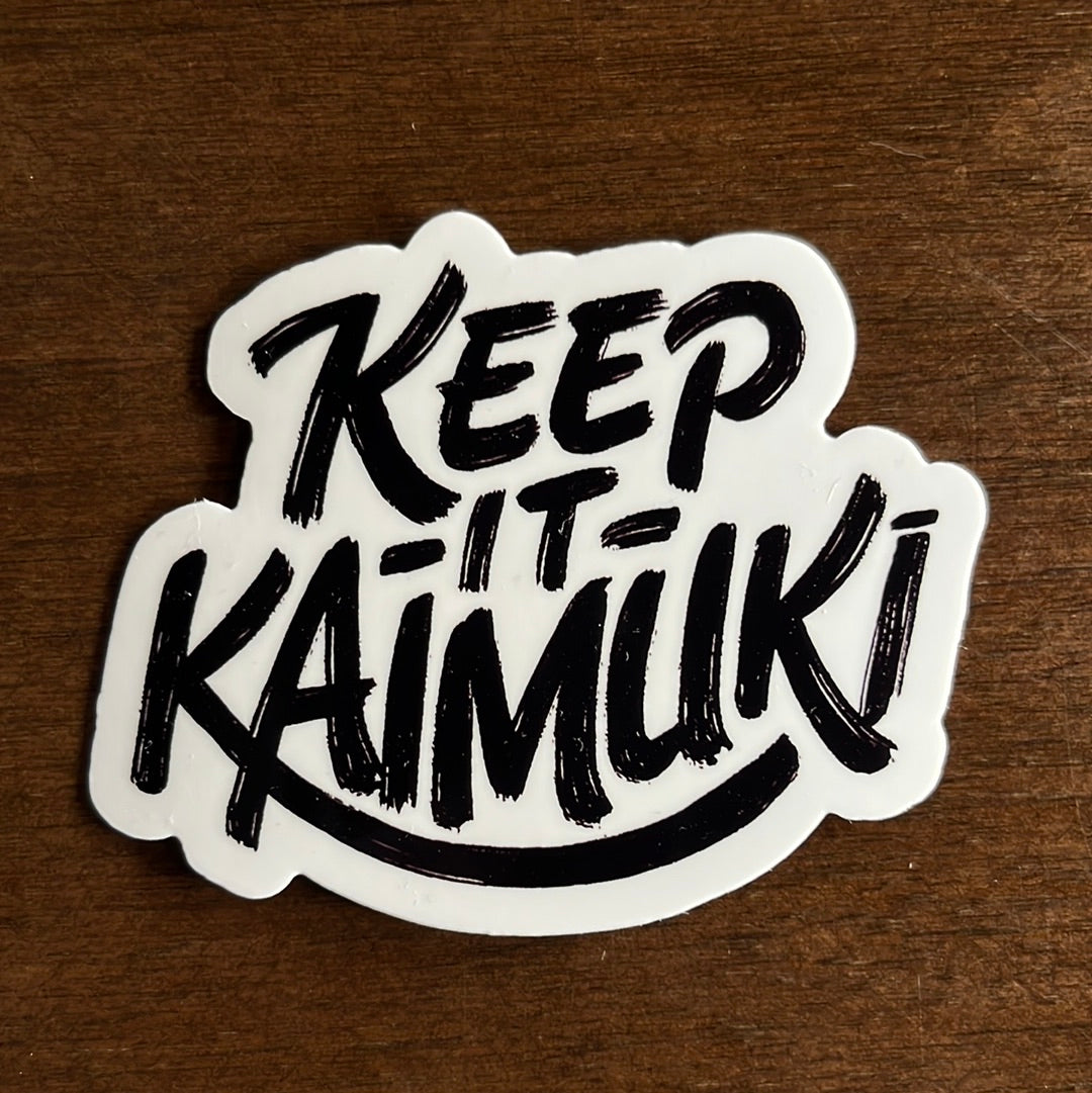 KIK logo sticker – Keep it Kaimuki